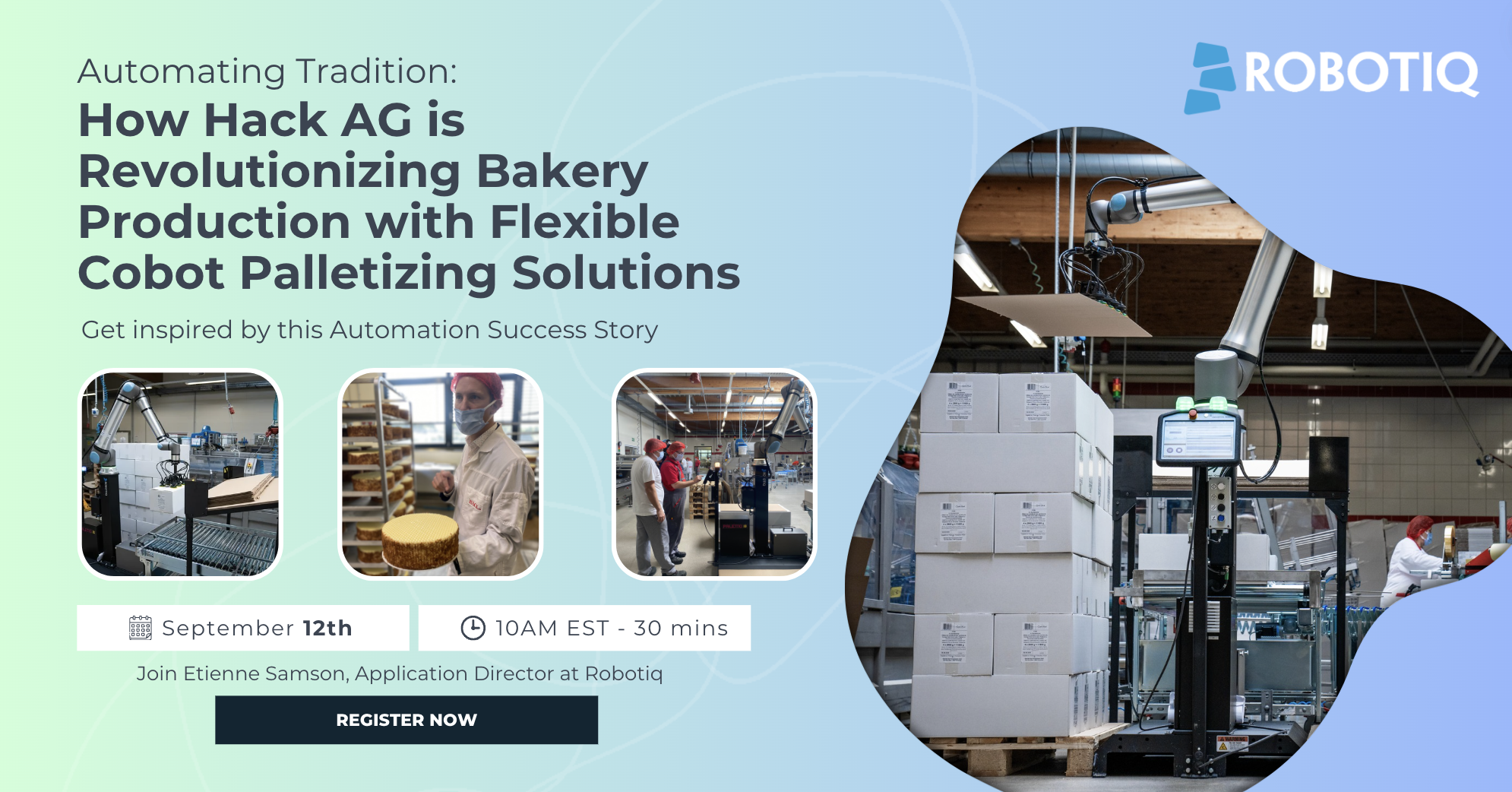 How Hack is Revolutionizing Bakery Production with Cobot Palletizing